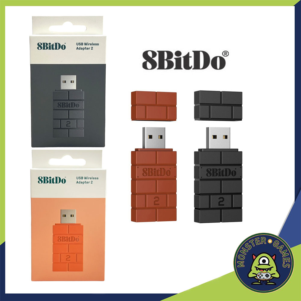 8BitDo USB Wireless Adapter 2 for Nintendo Switch Xbox Playstation 3 4 ...