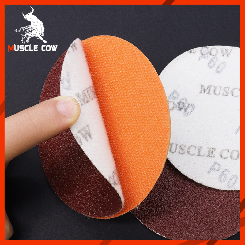 MUSCLE COW แป้นจับกระดาษทรายกลม 4นิ้ว ตีนตุ๊กแก จานยางขัดกระดาษทราย หัว ...