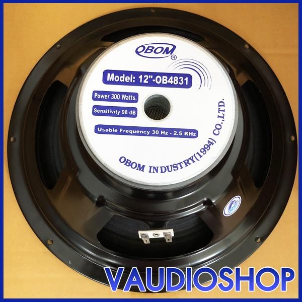 ดอกลำโพง 12 นิ้ว OBOM OB-4831 (300W) จำนวน 1 ตัว ลำโพง 12 โอบอ้อม OBOM ...