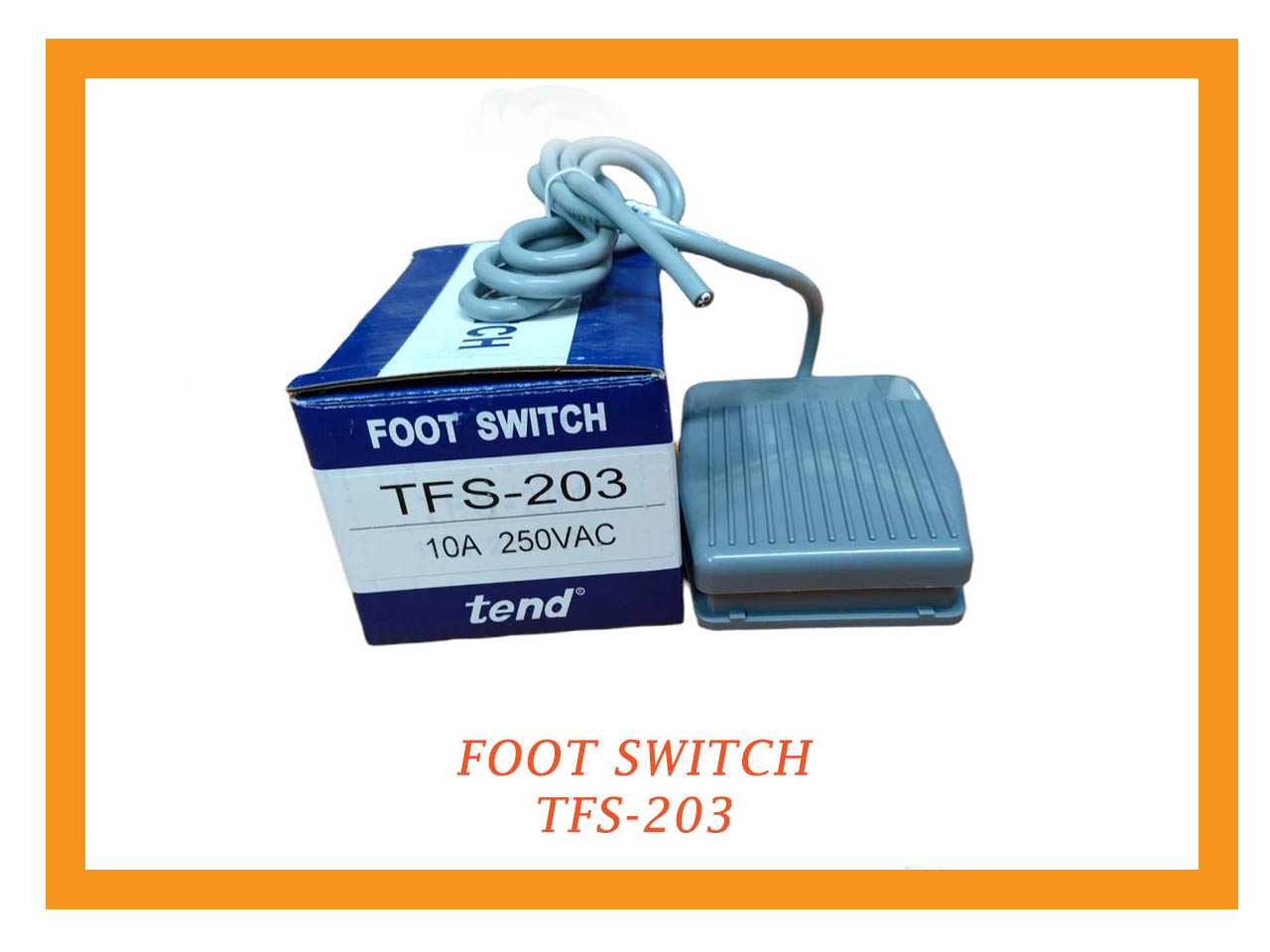 FOOT SWITCH รุ่น TFS-203 10A 250VAC (กันน้ำได้) | Lazada.co.th
