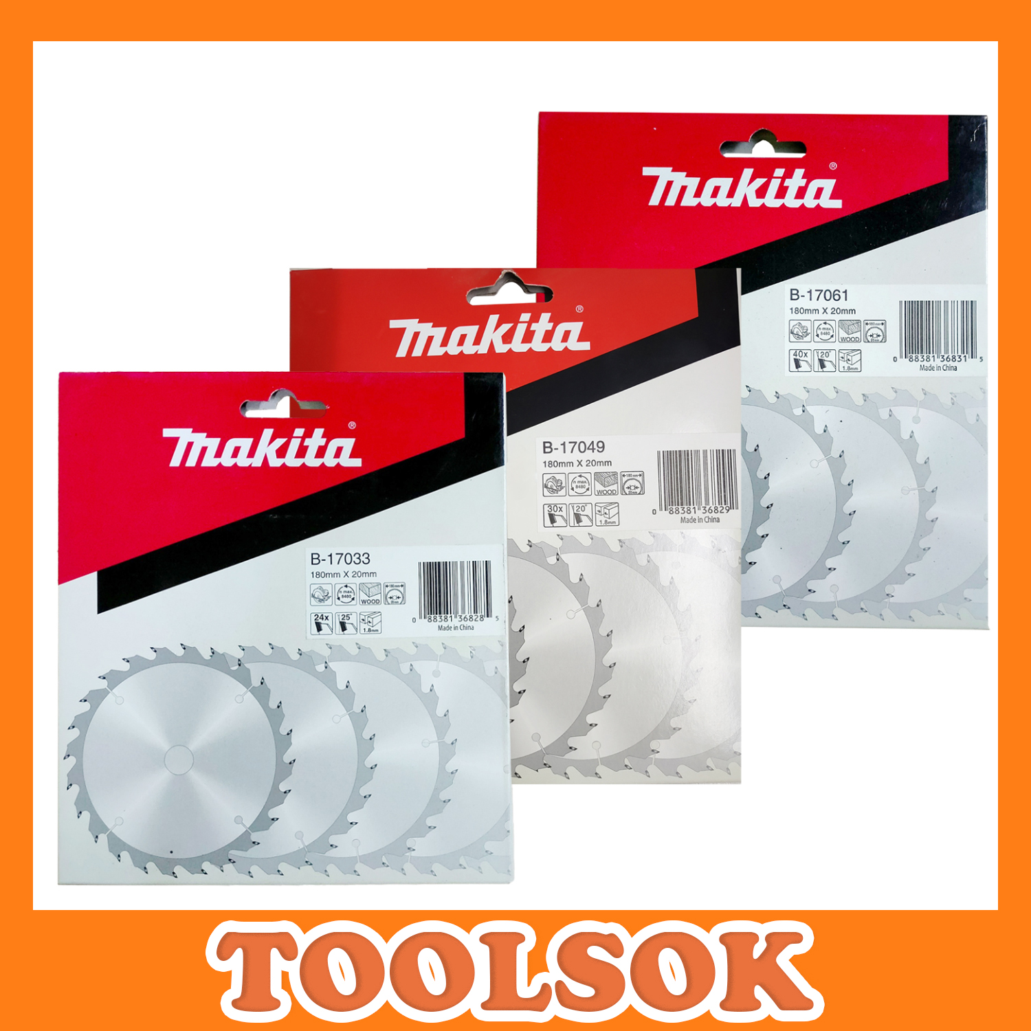 MAKITA ใบเลื่อยวงเดือน 7 นิ้ว 24T/30T/40T - Toolsok - ThaiPick