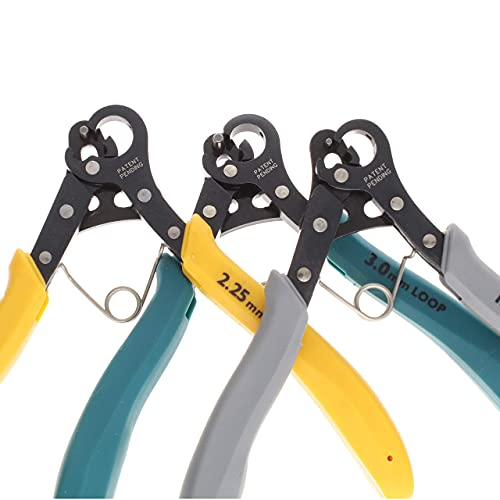 The Beadsmith 1-Step Combo Pack - 1.5mm, 2.25mm & 3mm Looper Pliers ...