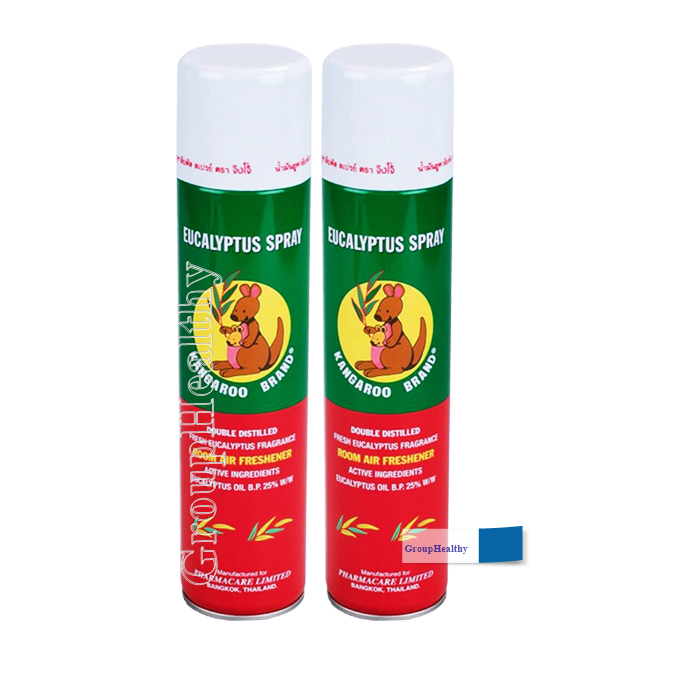 Eucalyptus Spray Kangaroo Brand น้ำมันยูคาลิปตัส ตราจิงโจ้ ชนิดสเปรย์ ...