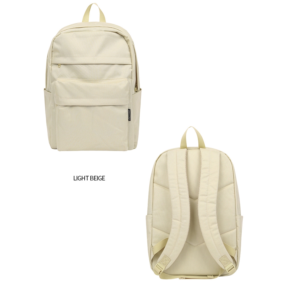 Koren Spao Solid Color Backpack Lady Bags Large Capacity Schoolbag ...