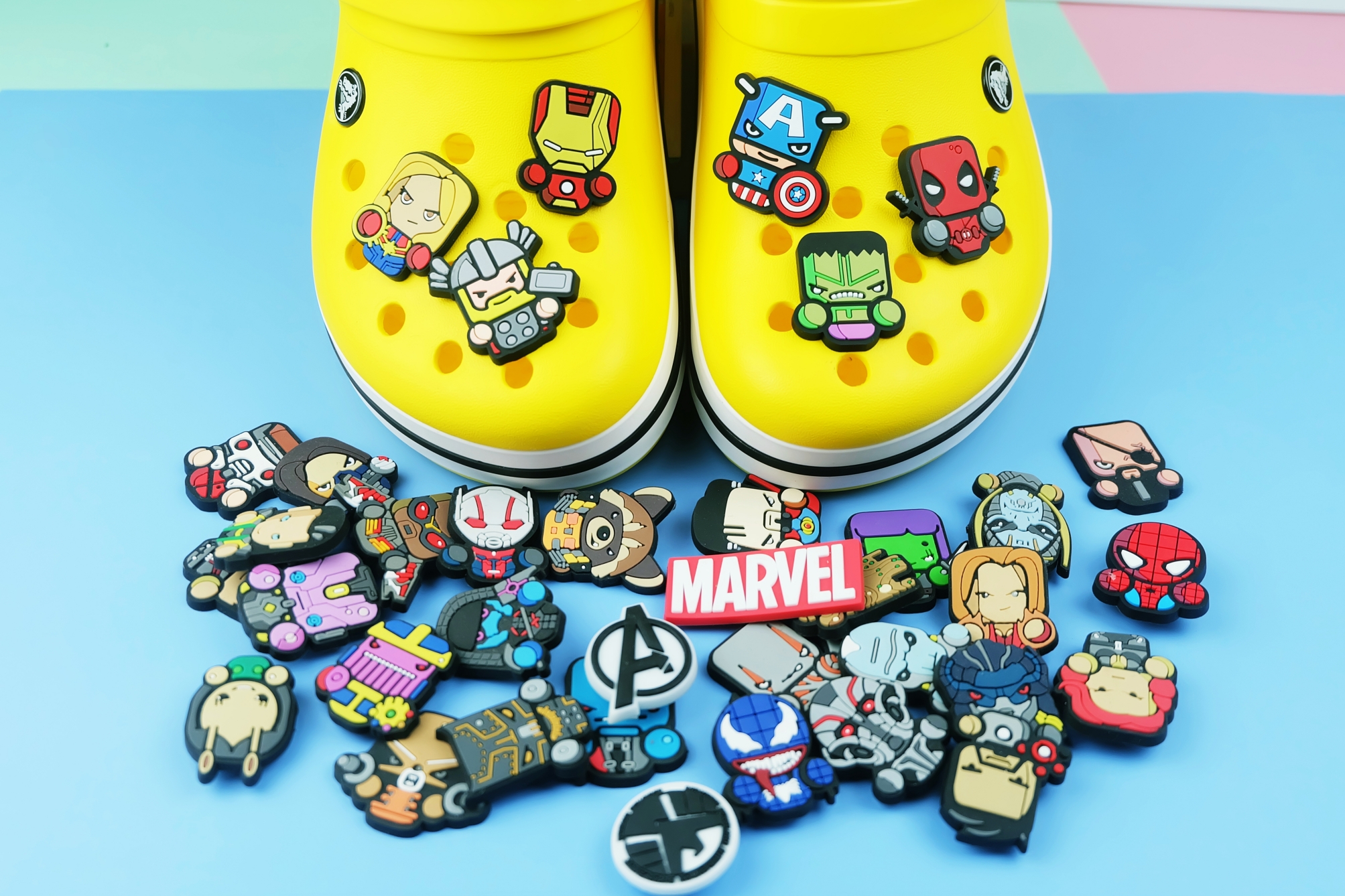 JBHERO ตัวติดรองเท้ามีรู ซูเปอร์ ฮีโร่ ShoeCharm Super Hero สำหรับ ...