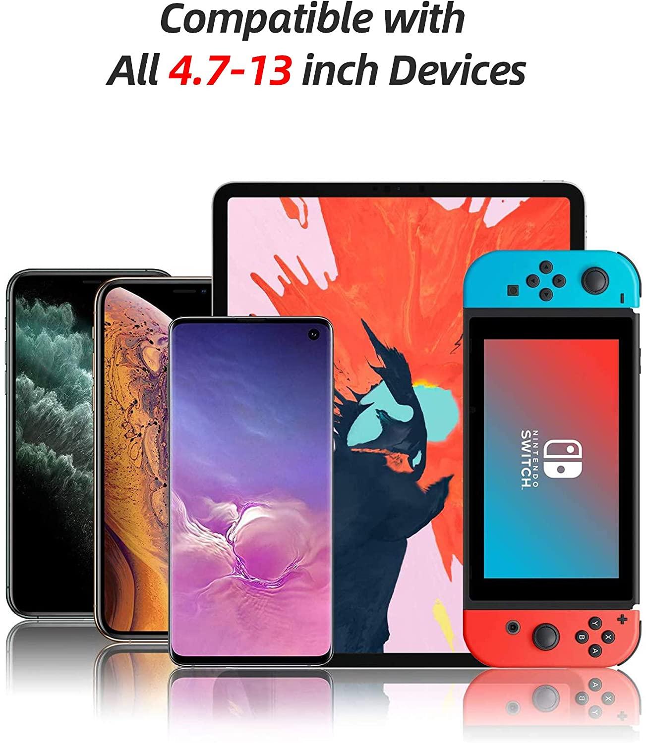 Tablet Wall Mount Stand, Adhesive Wall Dock Tablet Holder Fit 4-13 ...