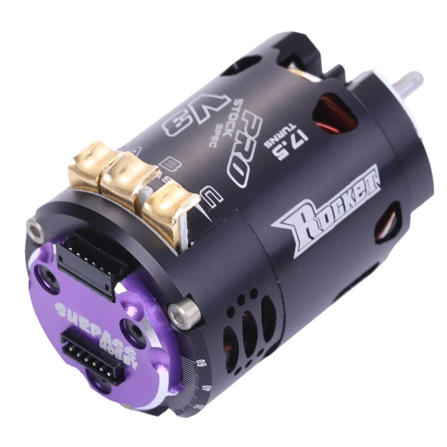 SURPASS HOBBY V3 540 17.5T Sensored SPEC RC Brushless Motor for 1/10 RC ...