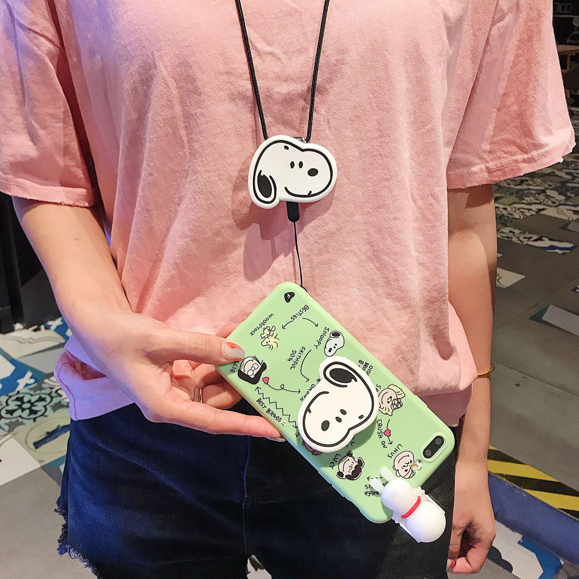 Ins cartoon strobe 8p is suitable for Apple XS mobile phone shell women ...