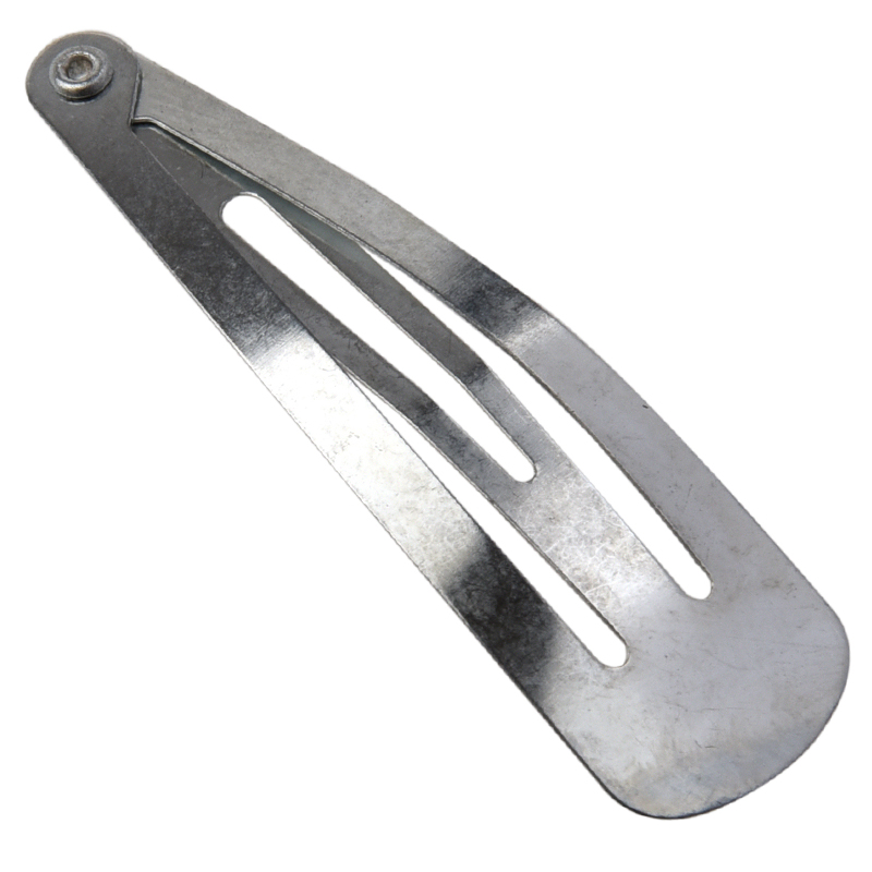 Silver 50pcs/bag Snap Tone Clips Hair Bow Craft 30/40/50mm R3Z0 ...