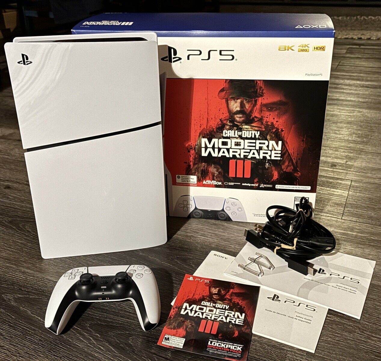 Sony PS5 1 TB Slim Disc Call Of Duty modern Warfare 3 With 1 Extra ...