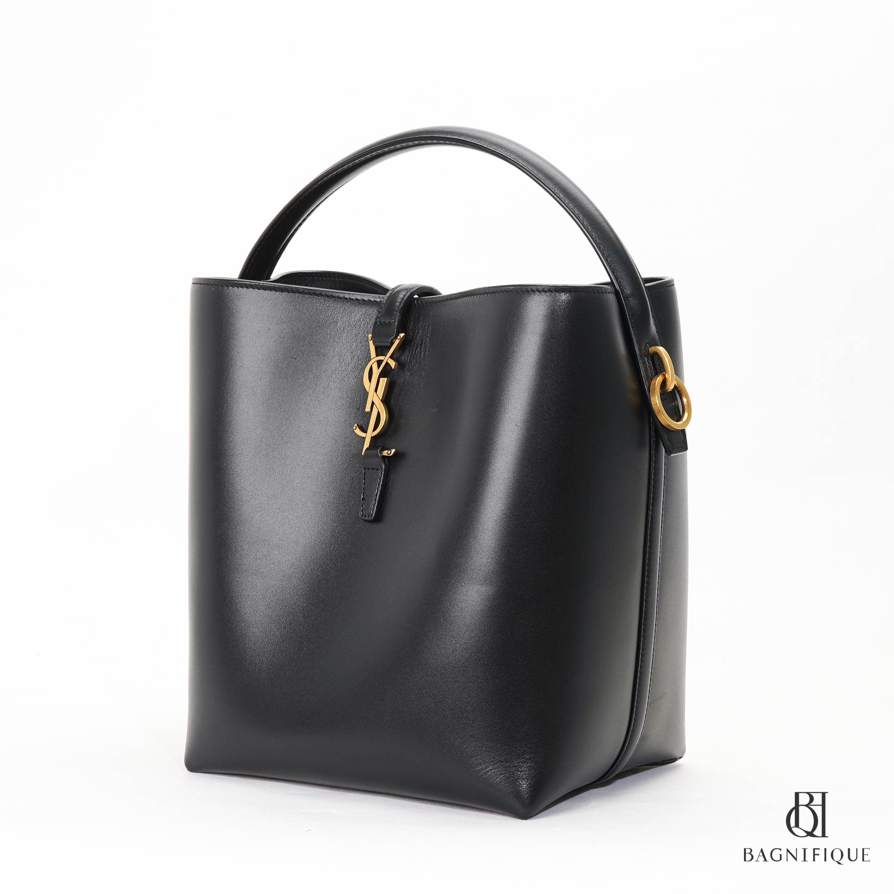 NEW YSL BUCKET 8 BLACK CALF GHW - BNF BRANDNAME - ThaiPick