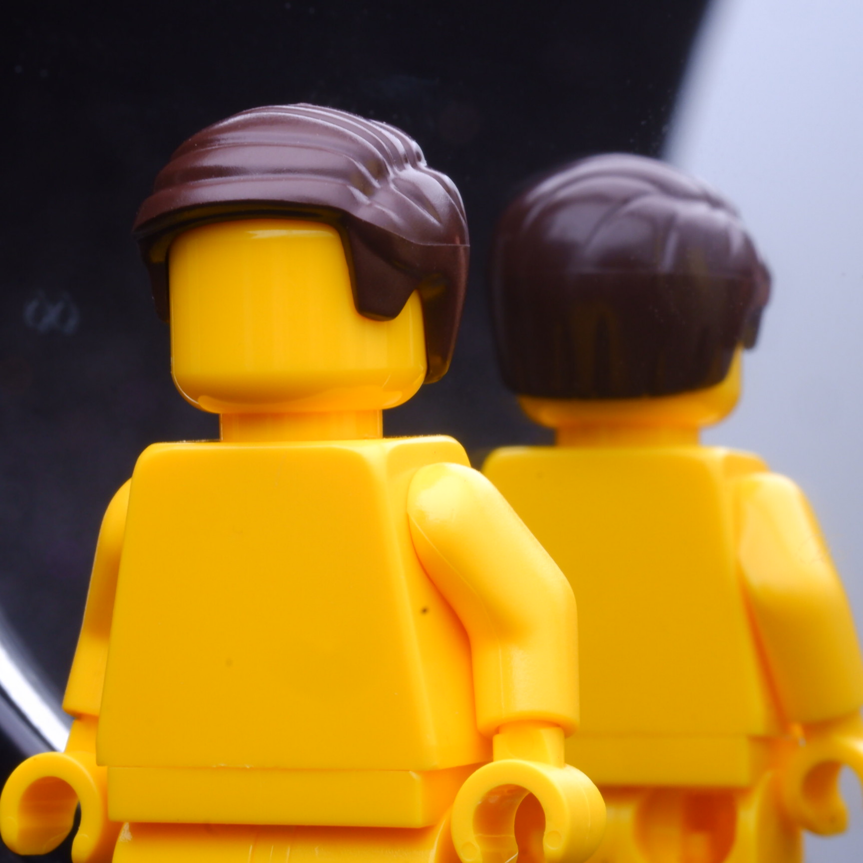 (PLOYBRICK) LEGO authentic เลโก้ แท้100% - Brown Comb Hair - HAIR M ...