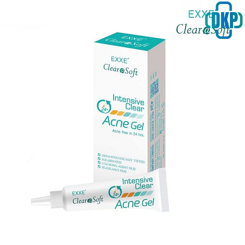 Exxe Clearasoft Intensive Clear Acne Gel 15 g เอ๊กซ์เซ่ เคลียราซอฟท์ แอ ...