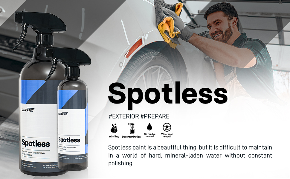 CARPRO- Spotless 2.0 (water spot remover) รุ่นใหม่ล่าสุด ผลิตภัณท์ขจัดคราบน้ำบนผิวกระจกและสีรถ ...
