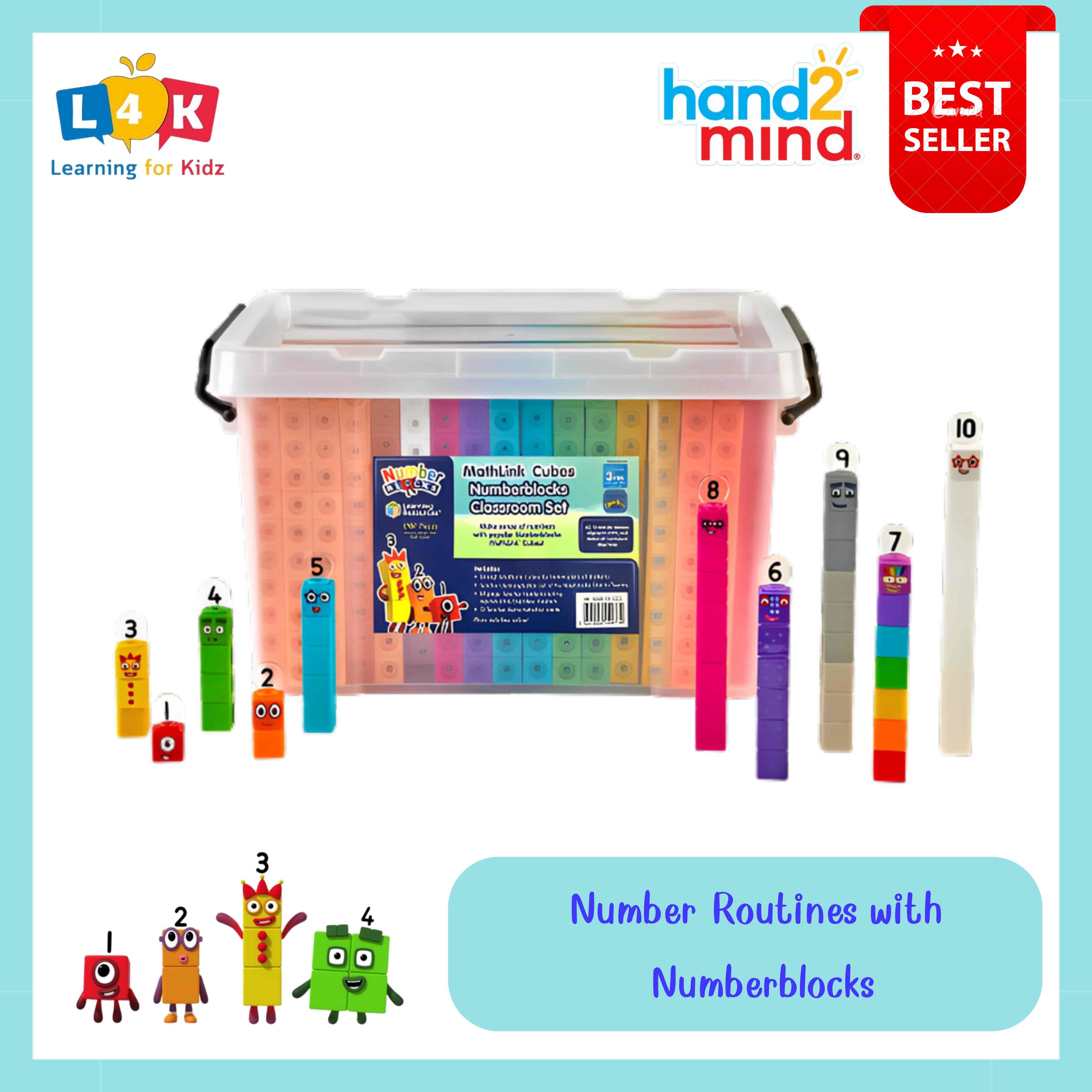 [3 ขวบ + ] - ชุด Number Routines with Numberblocks เหมาะ สำหรับชั้น ...