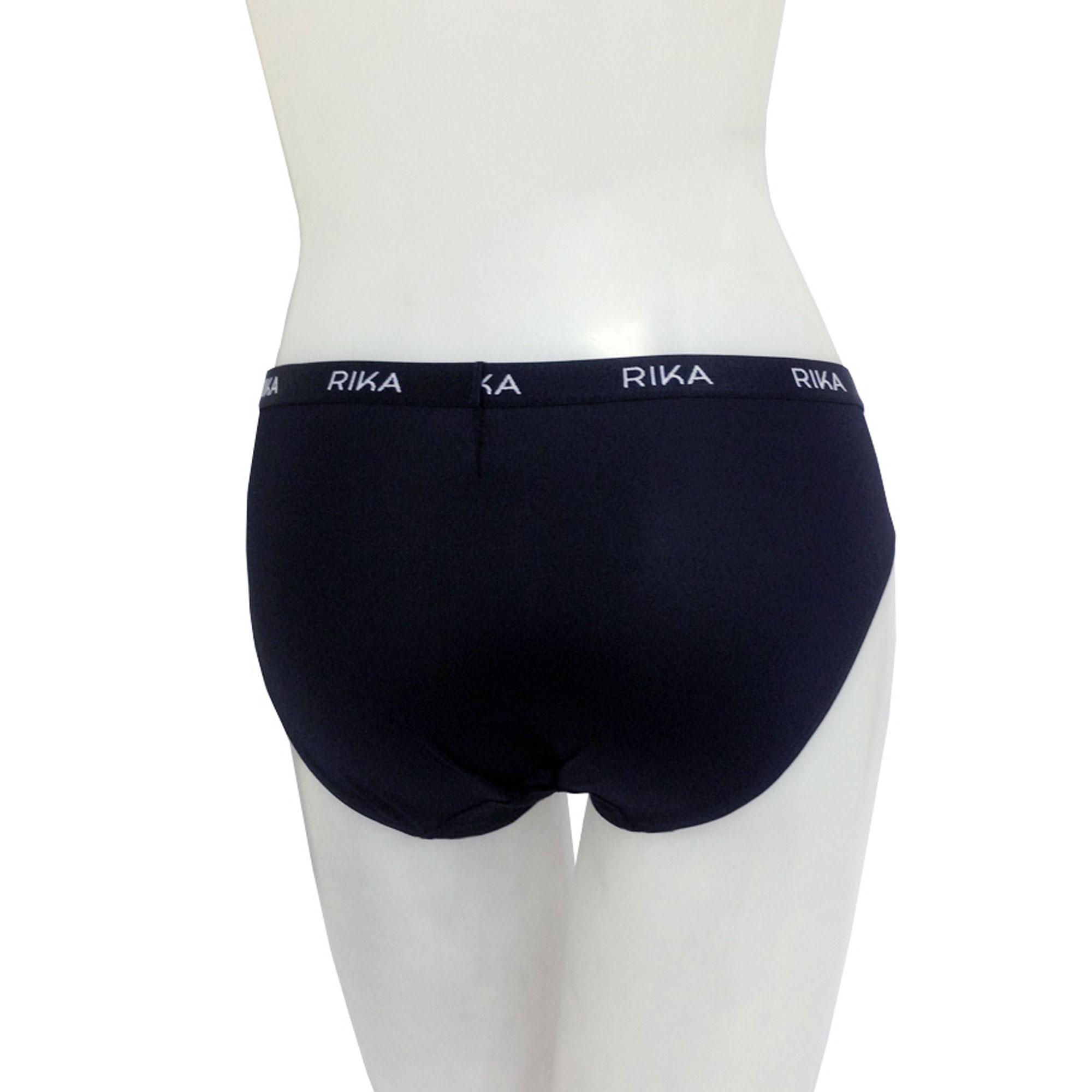 RIKA **สินค้าขายดี** กางเกงในหญิง ทรง HALF (set 2 ตัว) กางเกงในผ้าไลคร่า ไม่เข้าวิน เก็บก้น นุ่ม ...