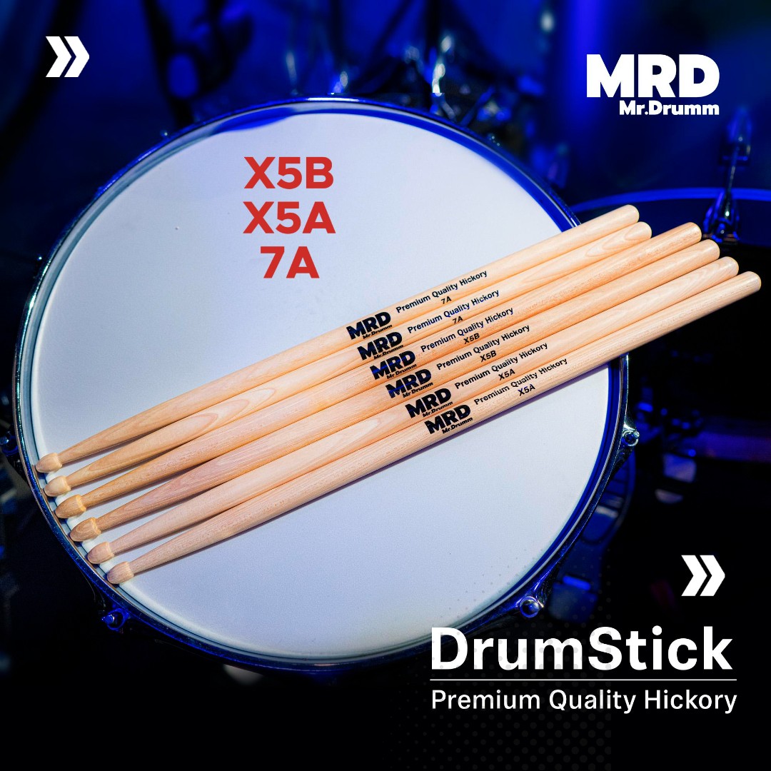 MR.DRUMM X-SERIES DRUM STICKS X5A-X5B-X7A ไม้กลองรุ่นใหม่ | Lazada.co.th