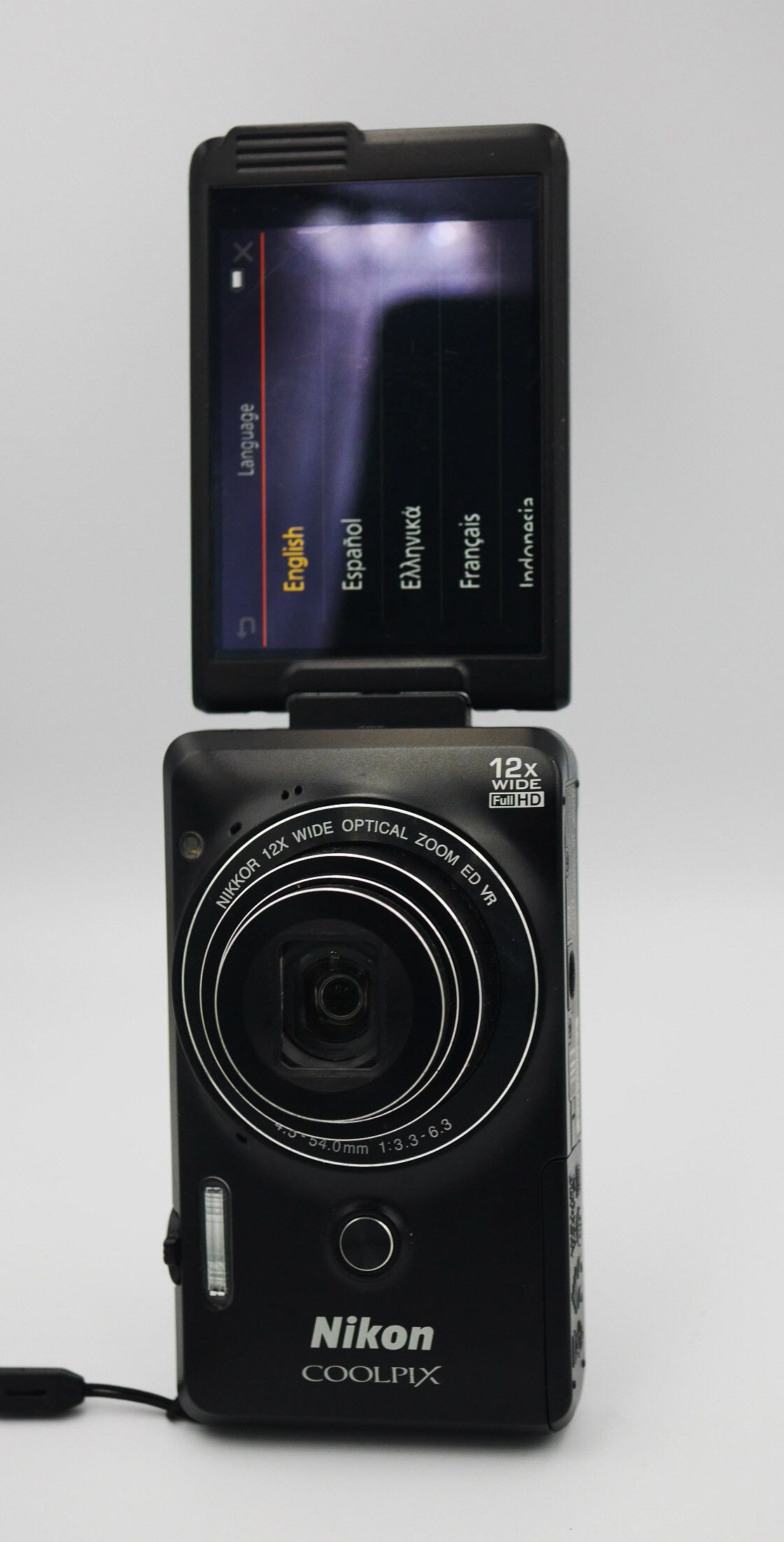 Nikon Coolpix S6900 Wi-Fi NFC 12x Optical Zoom Digital Camera Black ...