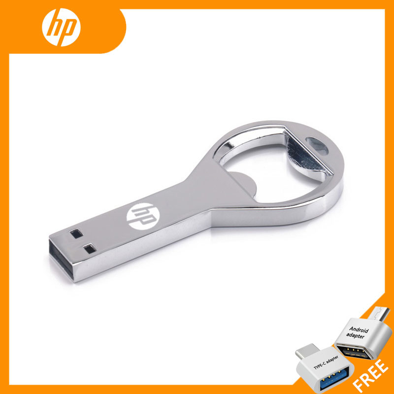 Pendrive HP 128GB 64GB waterproof pen drive 16GB 8GB metal memoria usb ...