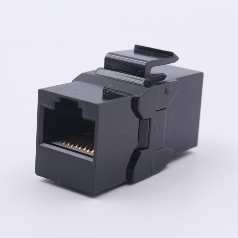 19in 1U 24 Port Straight-Through CAT6A Patch Panel RJ45 Network Cable ...