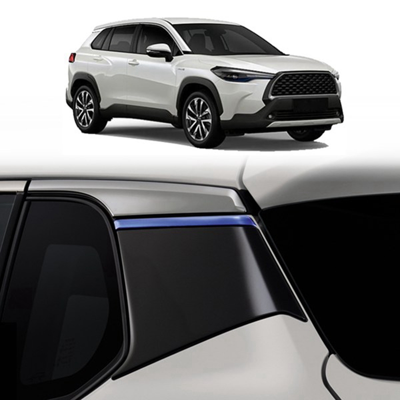 Car C Pillar Rear Side Window Quarter Panel Cover Trim Garnish for ...