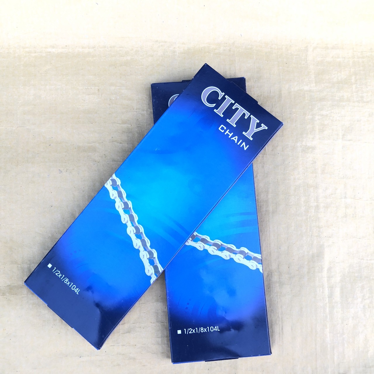 (พร้อมส่ง) CITY CHAIN โซ่จักรยาน ทั่วไป 12x18x104 ข้อ ยี่ห้อ City ...