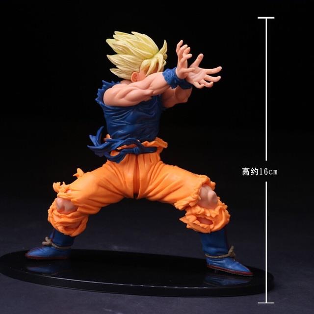 ω⁄•⁄ ⁄) Dragon Ball Z Figure Goku Bomb Form Battle Anime PVC DBZ ...