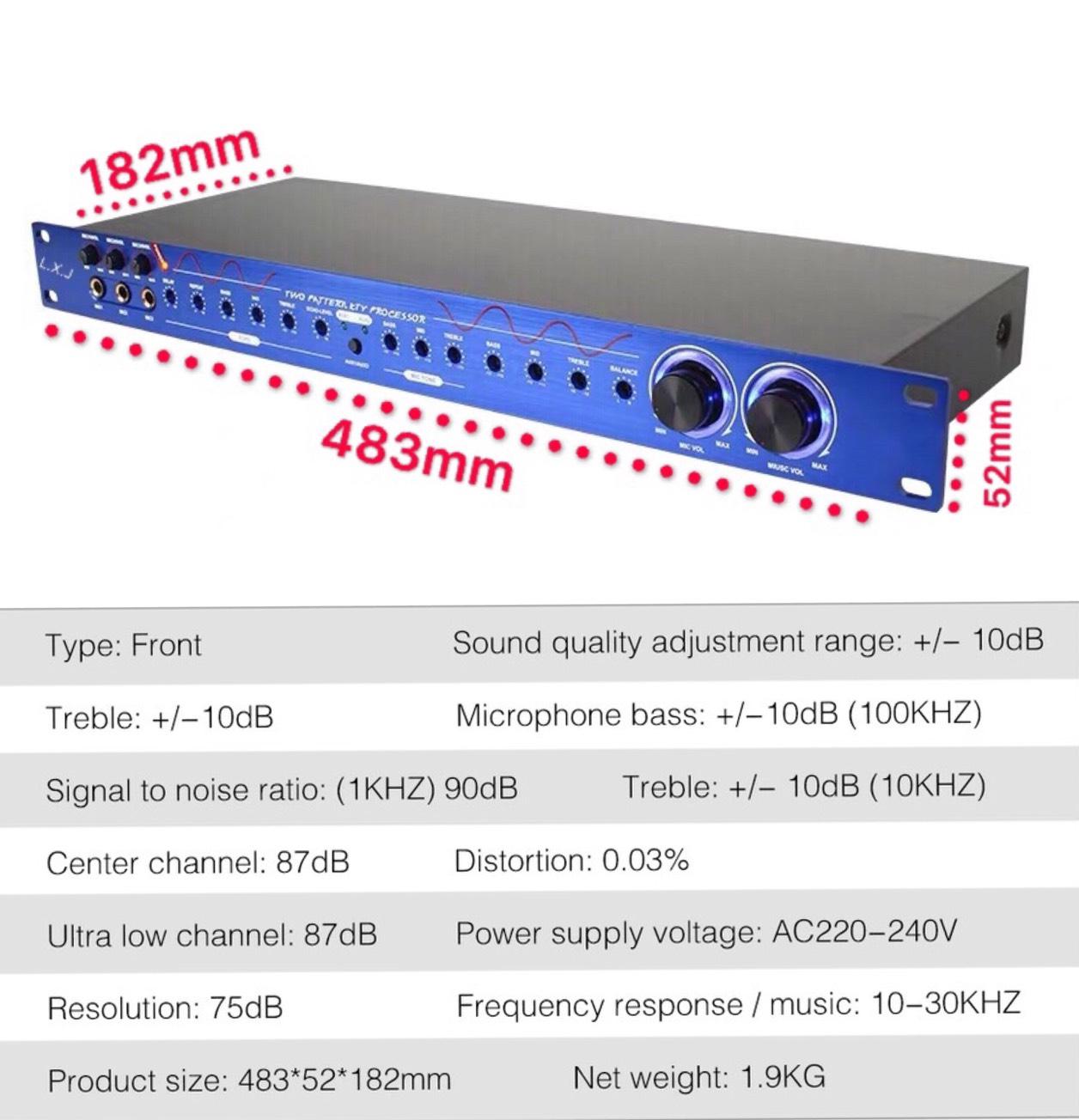 ดิจิตอลโปรเซสเซอร์ Professional Sound Controller อุปกรณ์ระบบเต็มรูปแบบ ...