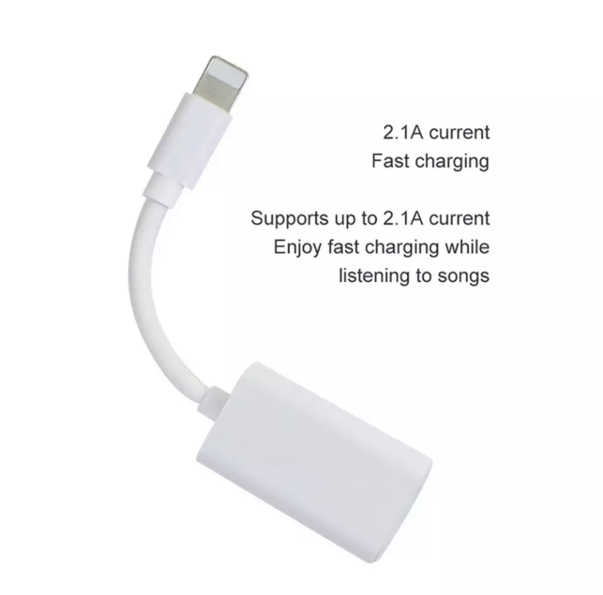 สายแปลง JH-006 2in1 Lighting อะแดปเตอร์เสียงแสง Converter สำหรับ iPhone ...