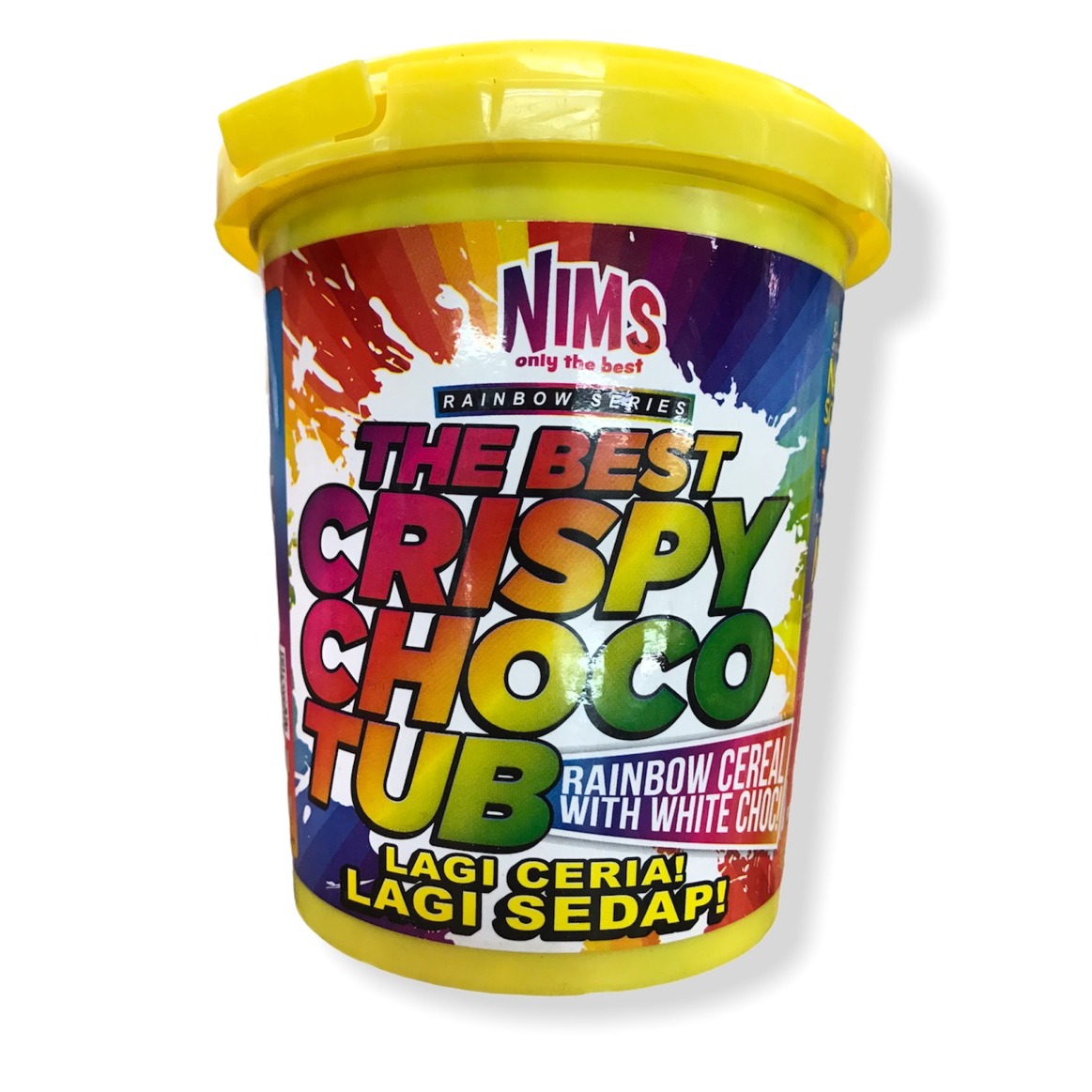 NIMS RAINBOW SERIES Crispy Choco Tub สินค้าใหม่พร้อมส่ง ยกลัง 24 กระปุก ...