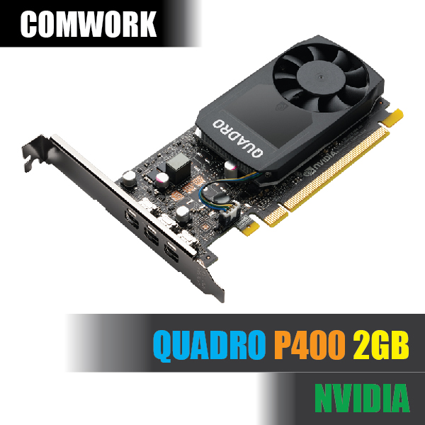 การ์ดจอ NVIDIA QUADRO P400 2GB GRAPHIC CARD GPU WORKSTATION SERVER LOW ...