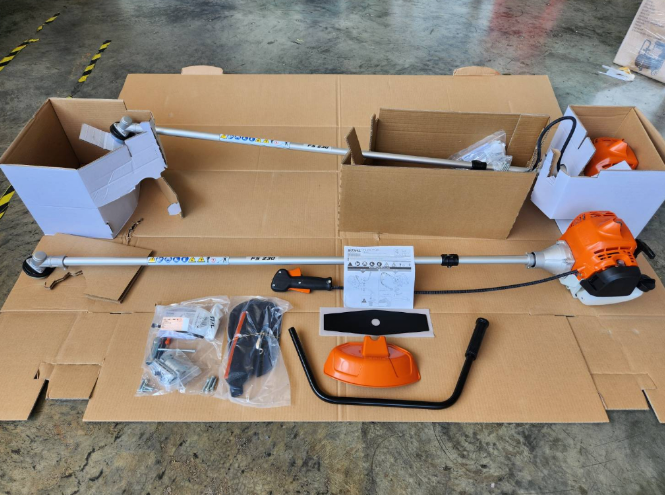 STIHL เครื่องตัดหญ้า ชนิดหลังแข็ง 2จังหวะ 2.2แรงม้า รุ่น FS230 ของแท้ พร้อมส่ง ส่งด่วน | Lazada ...