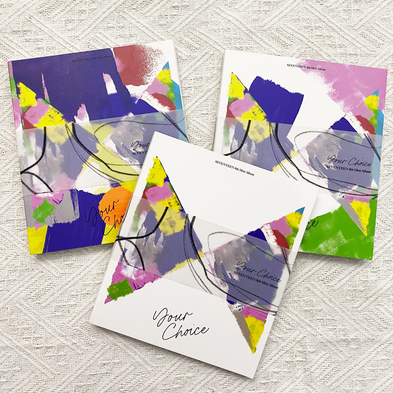 Seventeen album Mini 8 series your choice CD + Photo Album + small card ...