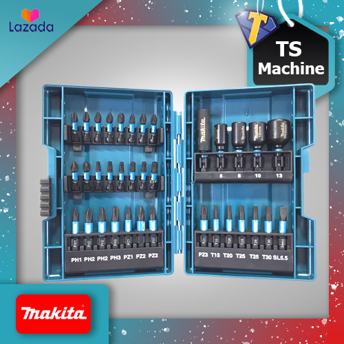 MAKITA E-06638 ดอกไขควง ชุดดอกไขควง 35 ชิ้น (Black Edition) พร้อมกล่อง ...