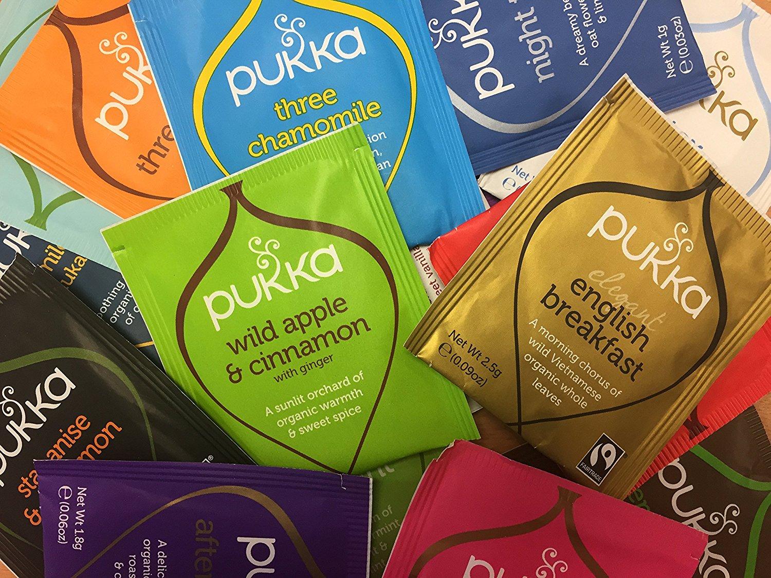 PUKKA Three Mint Tea พอกก้า ทรี ชามินท์ (Imported) 1.6g. x 20sachets ...