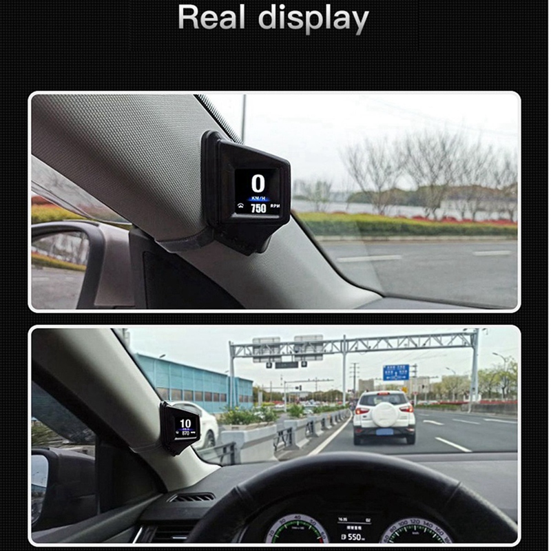 1 Set Car HUD Head Up Display OBD2+GPS Speedometer & 1 Pcs 5.0 ...