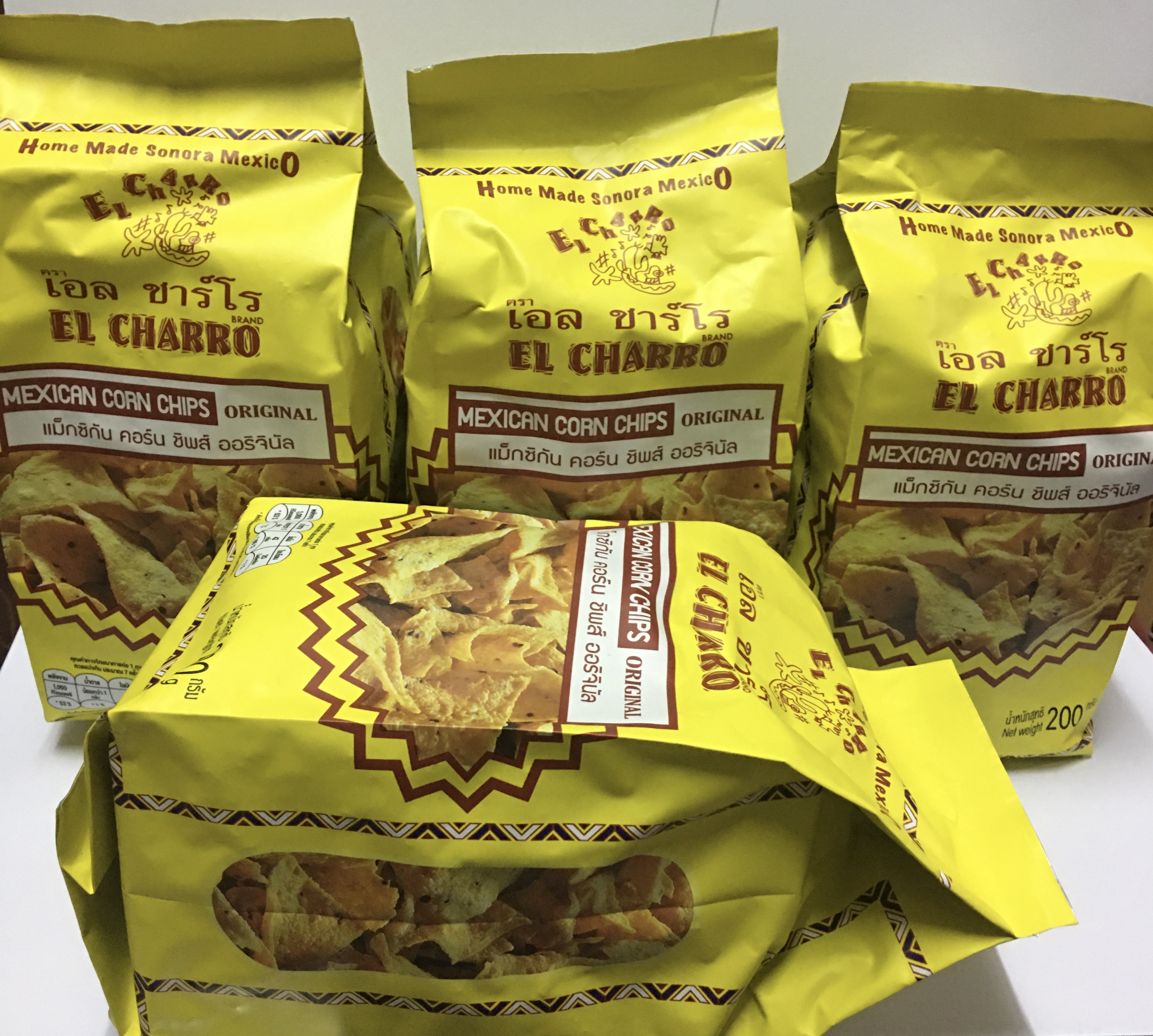 พร้อมส่ง เอล ชาร์โร คอร์นชิพ รสดั้งเดิม 200 กรัมEl Charro Corn Chips ...