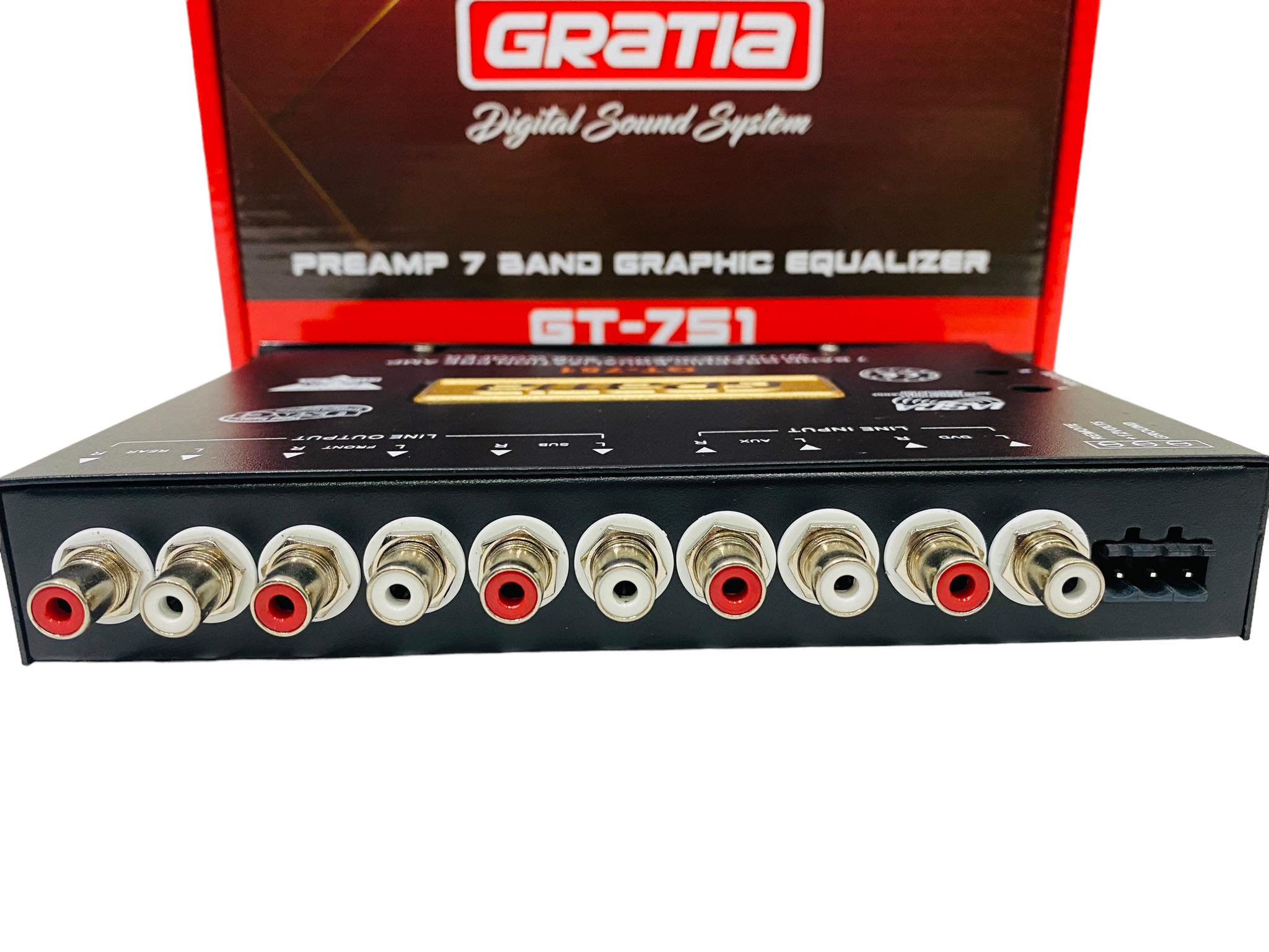 ปรีแอมป์ 7แบนด์แยกซับอิสระ ตูดทิฟานี่แน่นๆ ปรับเสียงดีถูกใจ ทนทาน เสียงคุณภาพแน่นอน Gratia GT ...
