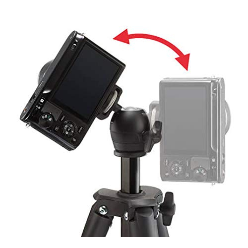 Manfrotto Compact Light Aluminum 4-Section Tripod Kit with Ball Head ...