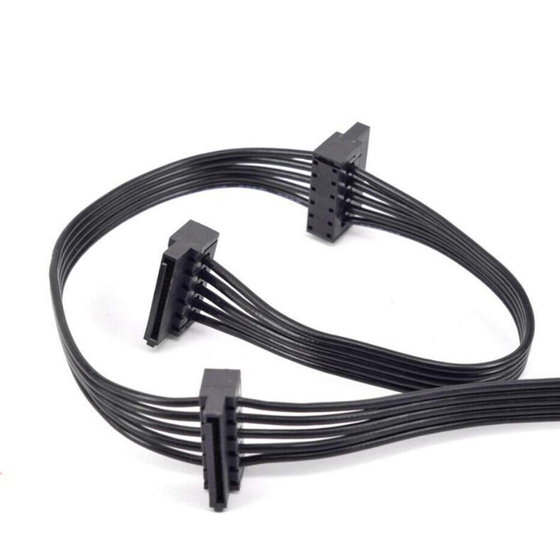 6 Pin 1 to 4 SATA Modular Power Supply Cable for CORSAIR RMx Series ...