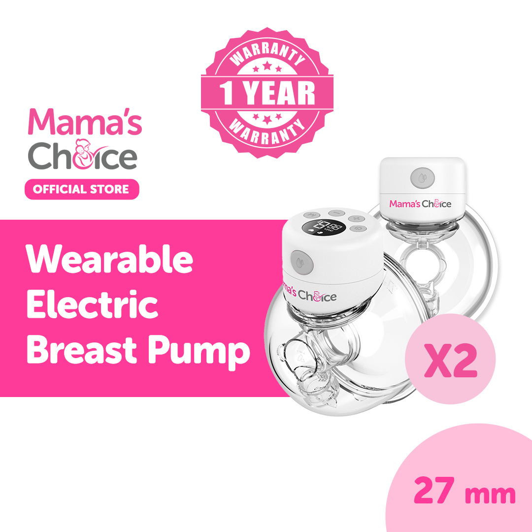 Mamas Choice เครื่องปั้มนมไร้สาย เครื่องปั๊มนมไฟฟ้าแฮนด์ฟรี ซิลิโคนอ่อนนุ่ม เงียบไม่ส่งเสียงรบ ...