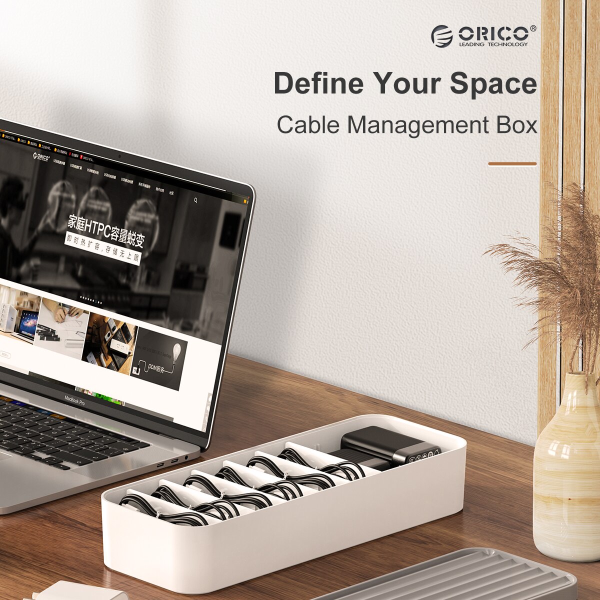 ORICO Household Storage Box USB Cable USB Charger Earphone Plastic ...