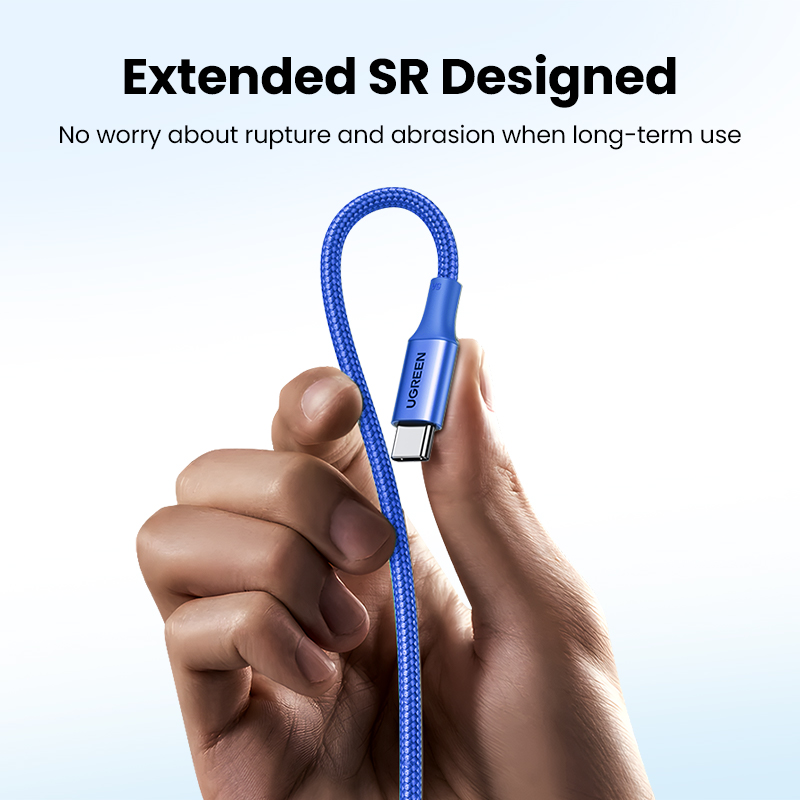 UGREEN 2m 100W USB C To USB C Charging Cable Type C PD Nylon Braided ...
