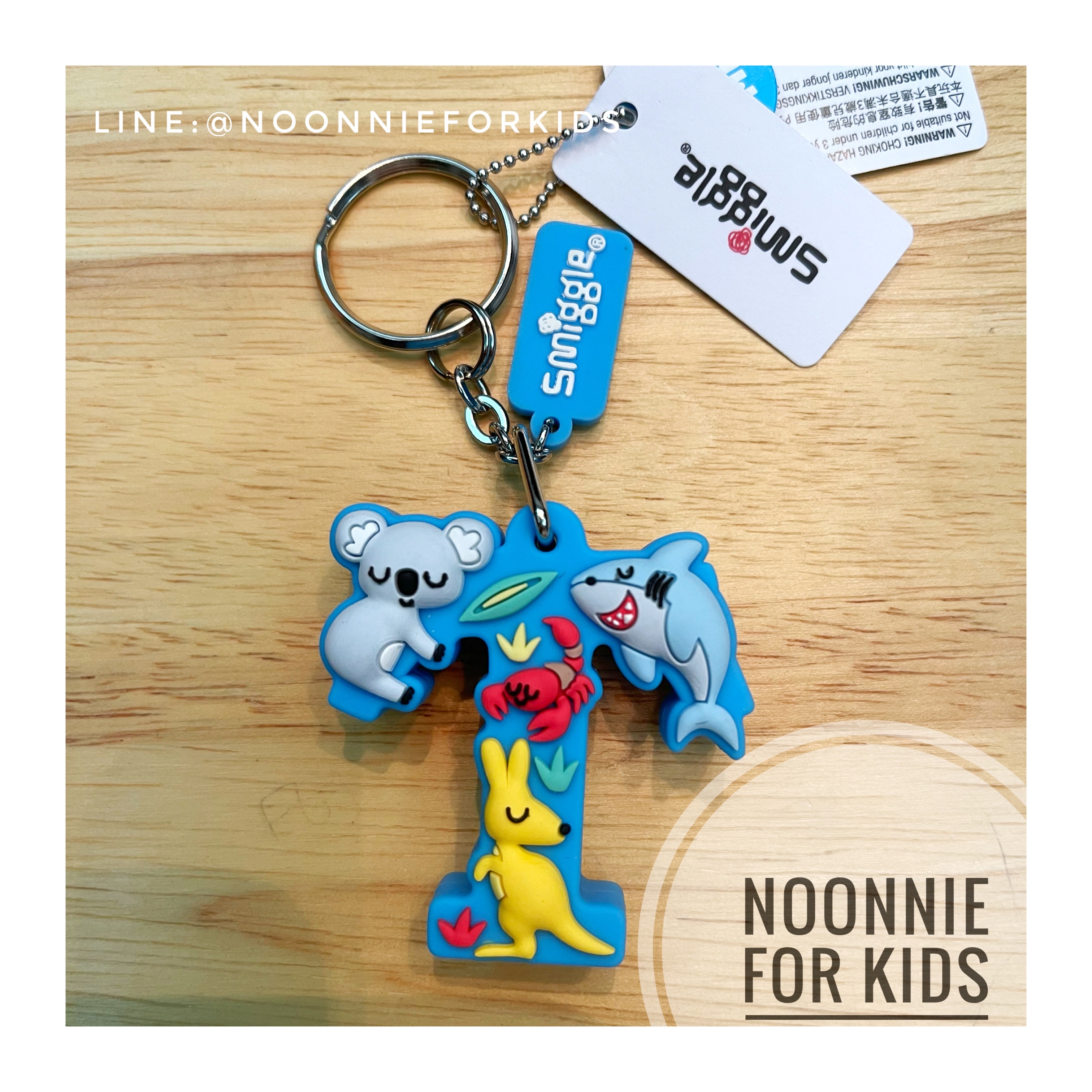 พวงกุญแจตัวอักษร Smiggle Scented Alphaber Keyrings ตัวT กลิ่นหอม หลาก ...