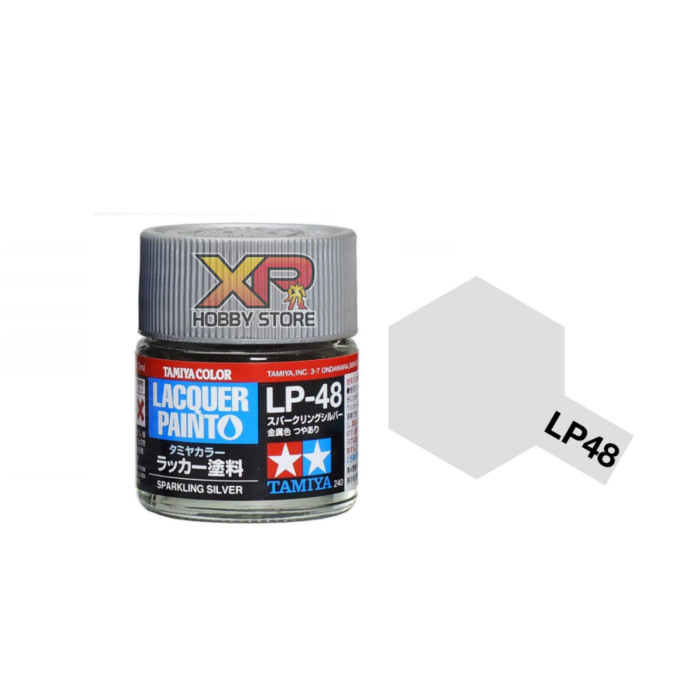 Tamiya Lacquer Paint LP-48 Sparkling Silver 10ml | Lazada.co.th