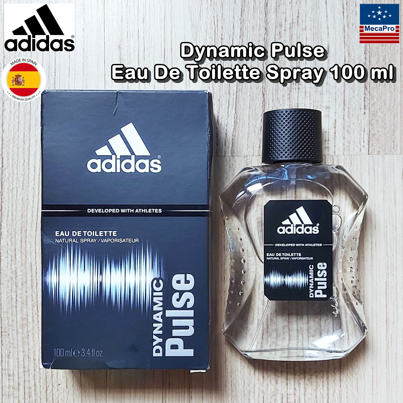 Adidas® Dynamic Pulse Eau De Toilette Spray 100 ml อาดิดาส สเปรย์น้ำหอม ...