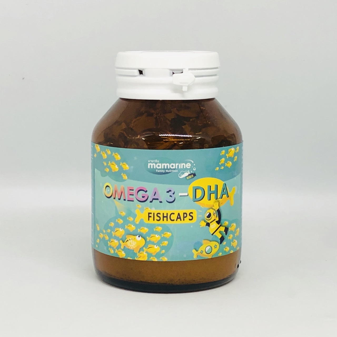 Mamarine Kids Omega-3 DHA 60 Fishcaps 1bott - ALL IN PHARM - ThaiPick