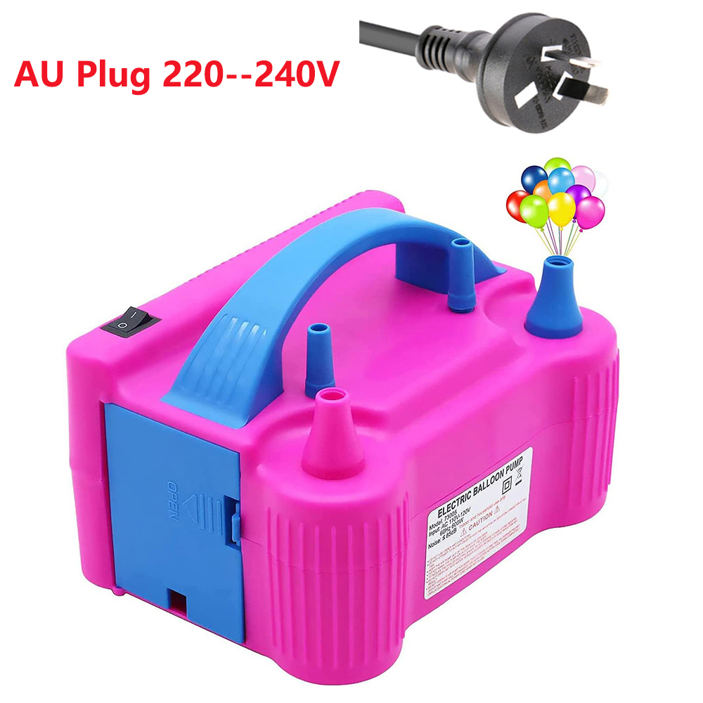 Electric Balloons Air Pump 220V110V Inflator Two Nozzle Air Inflatable ...
