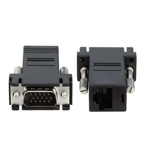 สินค้าขายดี!!! 2Pack VGA Extender Male to LAN CAT5 CAT5e CAT6 RJ45 ...