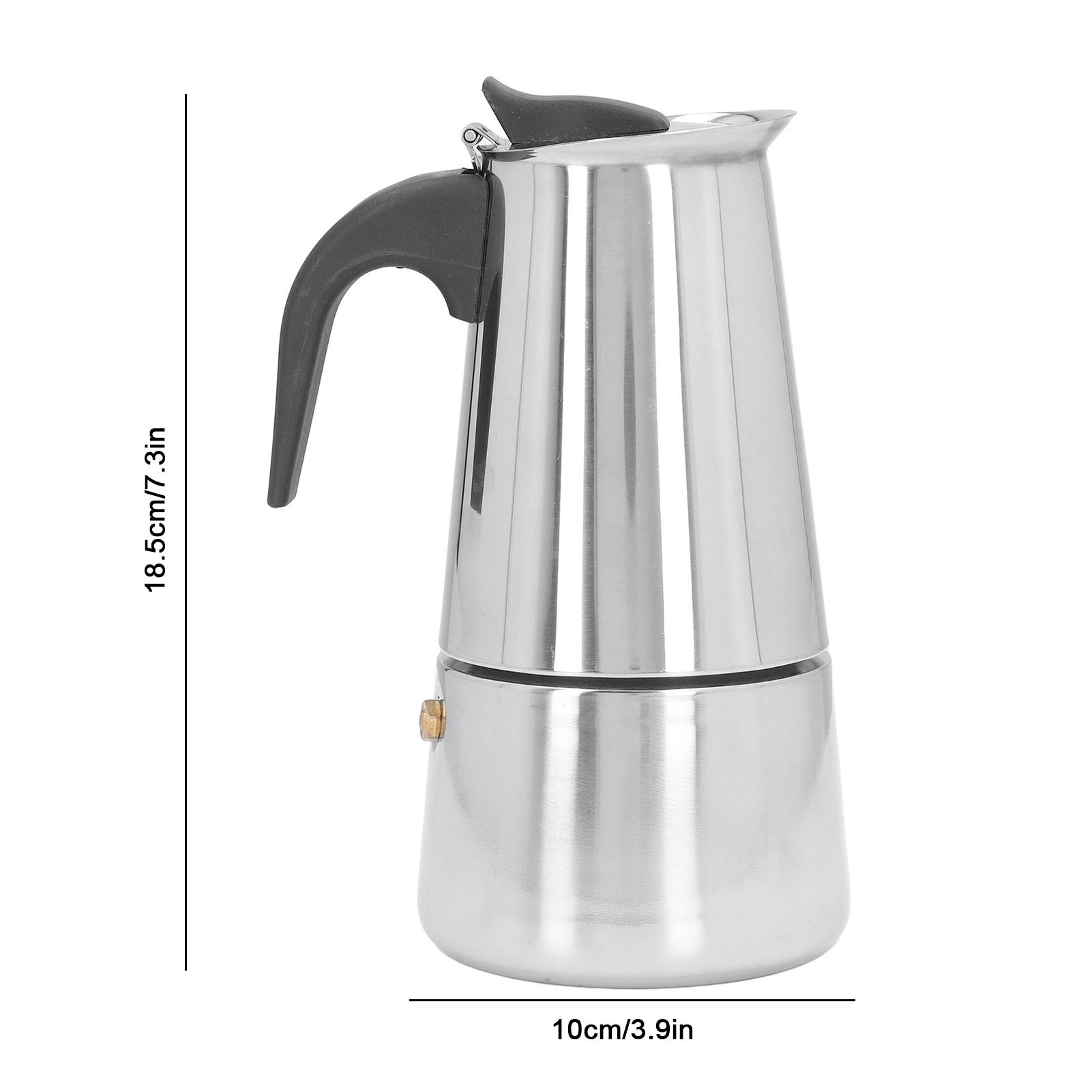 【COD】Classic Coffee Pot Stainless Steel Manual Classic Cafe Moka Cafe ...